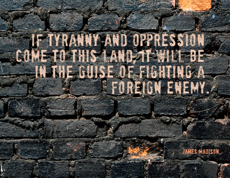 James Madison picture quote: If Tyranny and Oppression come to this ...