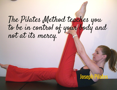 Joseph Pilates picture quote: The Pilates Method teaches you to be in ...