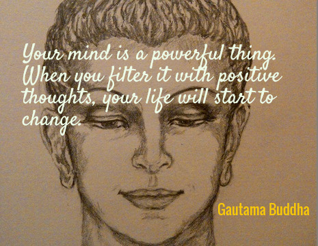 Gautama Buddha picture quote: Your mind is a powerful thing. When you ...